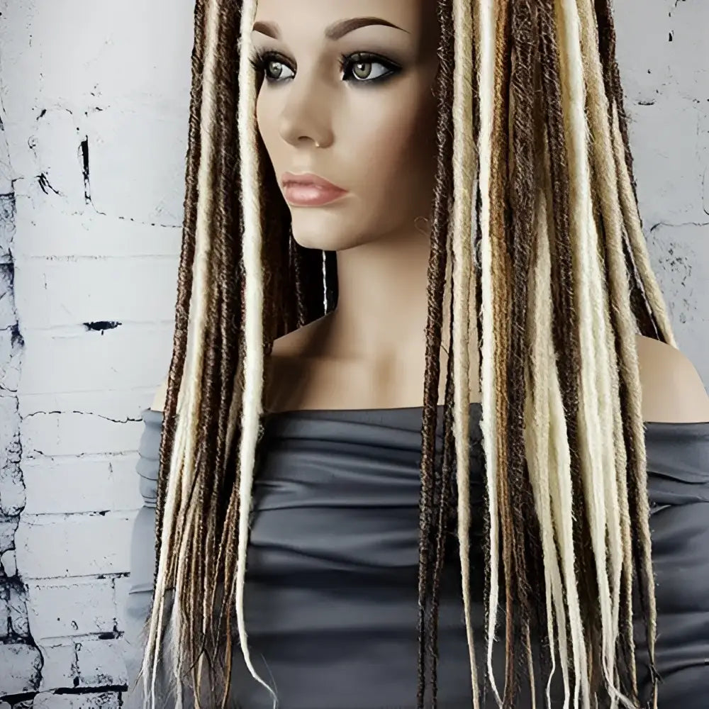 22 Inch Synthetic DE Dreadlocks Hair Extensions | UV Colors Available ...